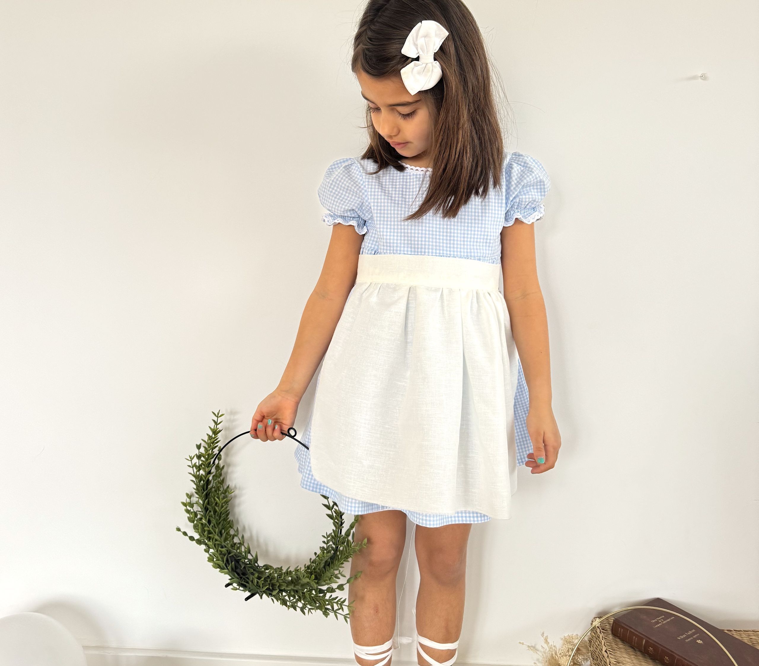 Mandil Lino blanco | Fajines Niñas arras |Lola Likes