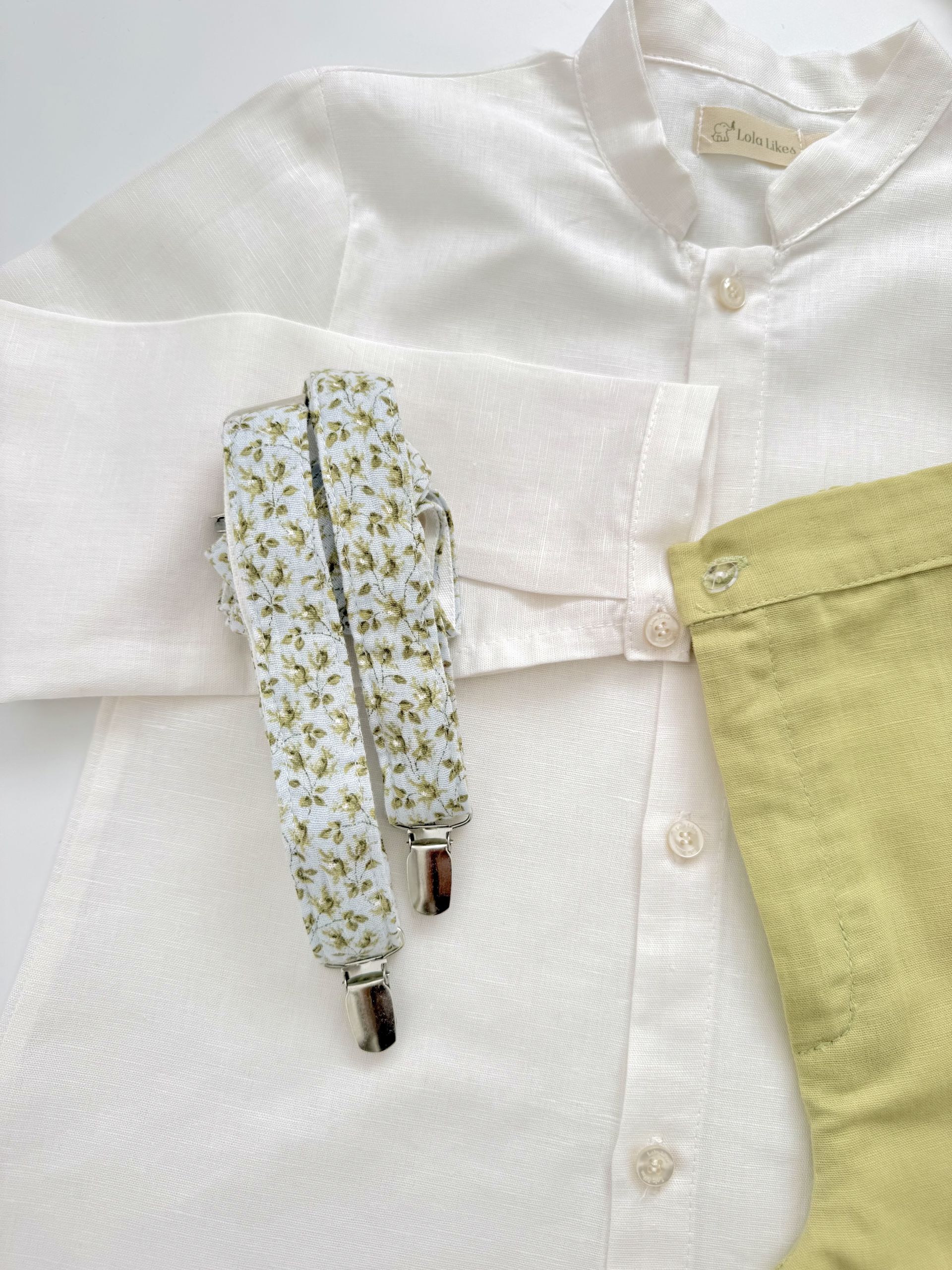 Tirantes Niño Olive | Lola Likes Arras